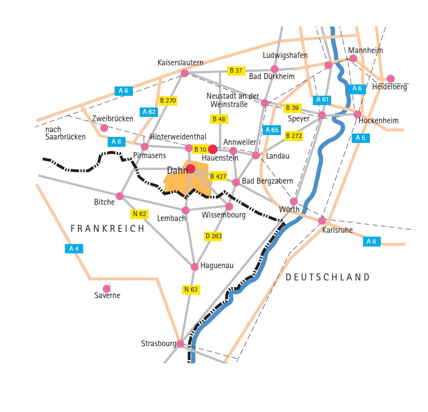 Anreise | VG Dahner Felsenland